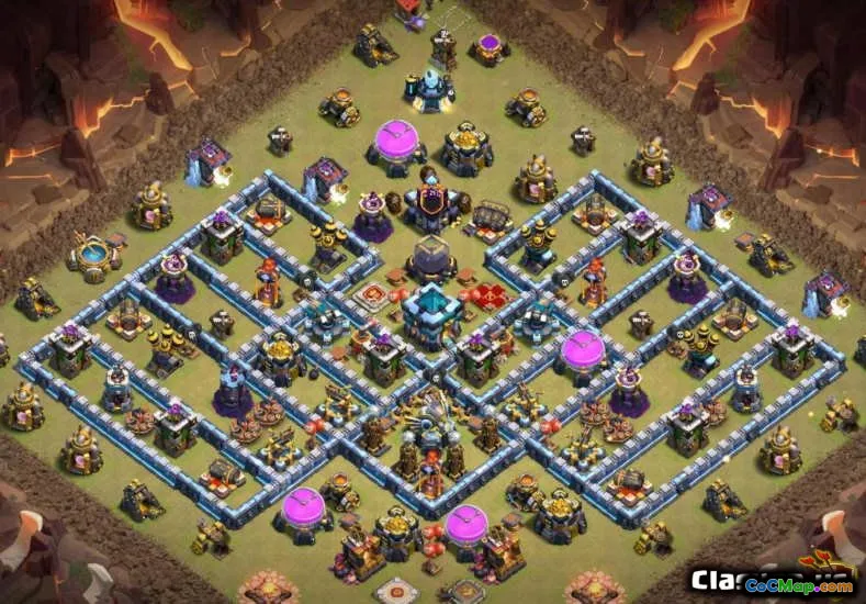 Best CoC Town Hall 13 Base Layouts & Maps for War & Trophy #10098 ...
