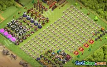 Best Funny Troll TH11 Base with Link 2026 #57816 | CoCMap.com