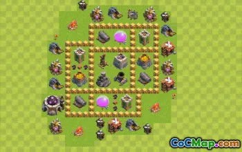 Best TH5 Farming Base - Clash of Clans Town Hall Level 5 #18287 ...